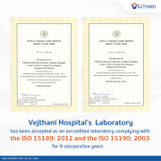 Vejthani Hospital’s Laboratory has been accepted as an accredited ...