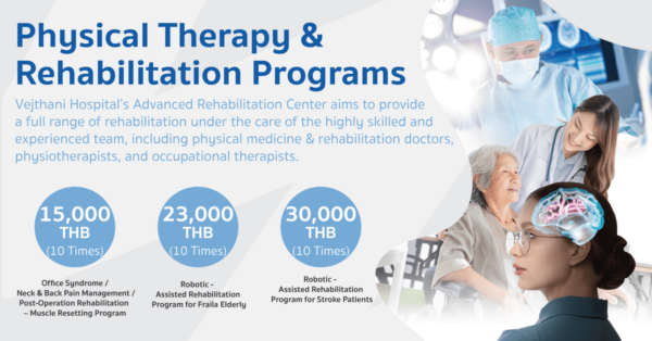 Human Movement Rehabilitation - Vejthani Hospital | JCI Accredited ...