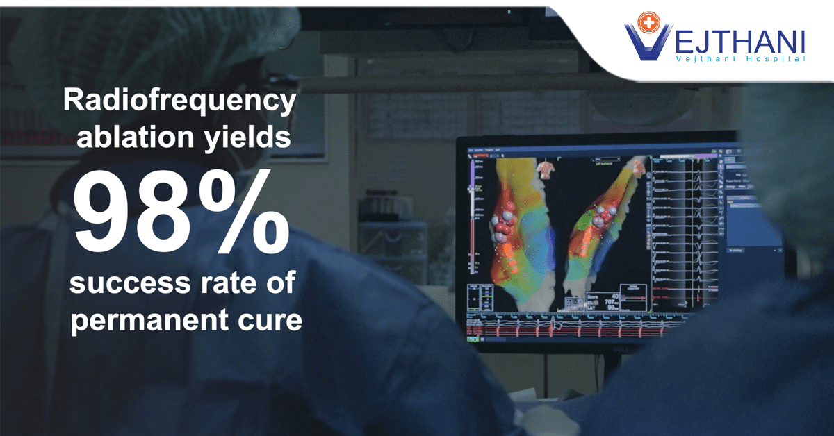 Over 98% of the patients who have irregular heartbeat can be treated ...