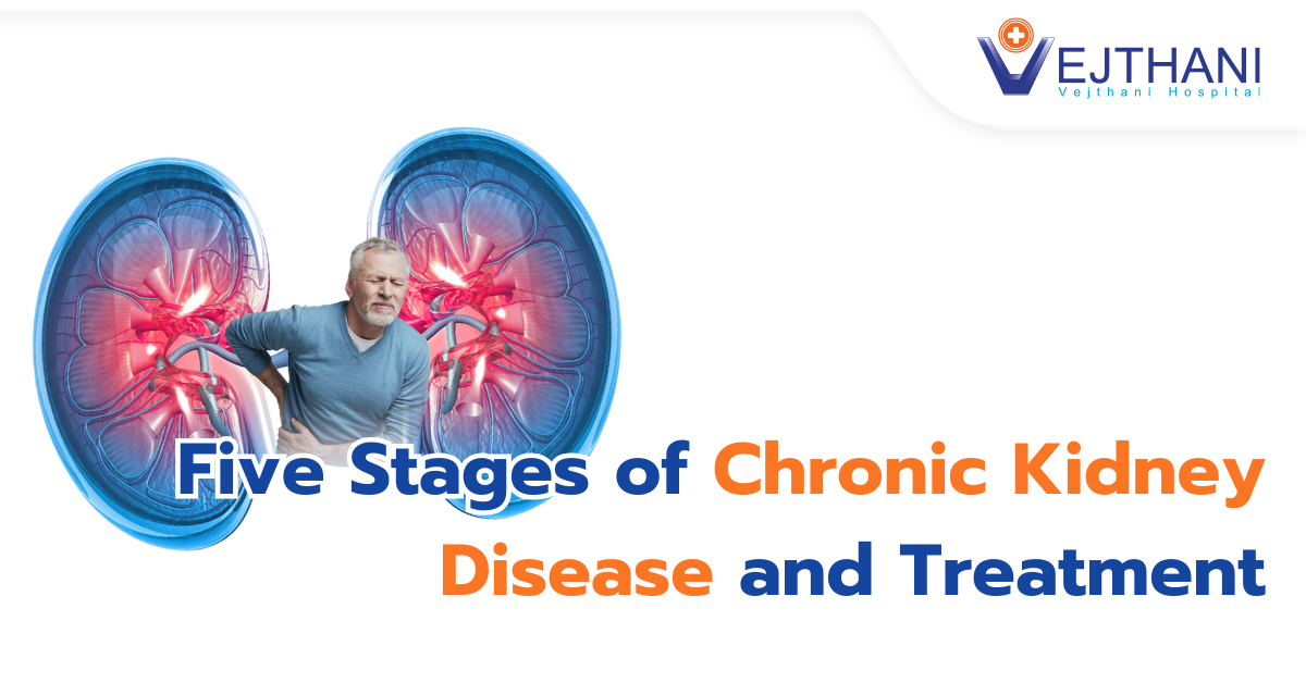 5 Stages of Chronic Kidney Disease and Treatment - Vejthani International Hospital | JCI ...