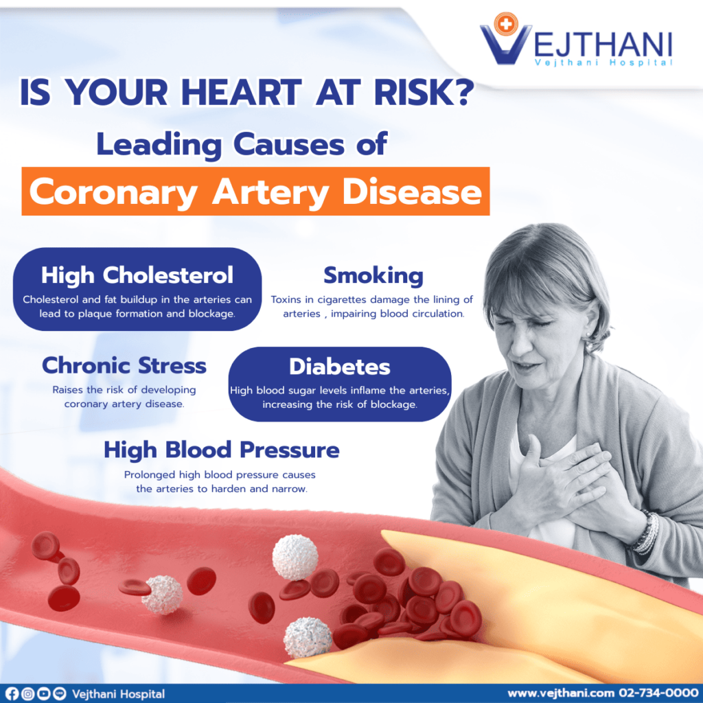 Is Your Heart at Risk? Discover 5 Leading Causes of Coronary Artery Disease - Vejthani ...