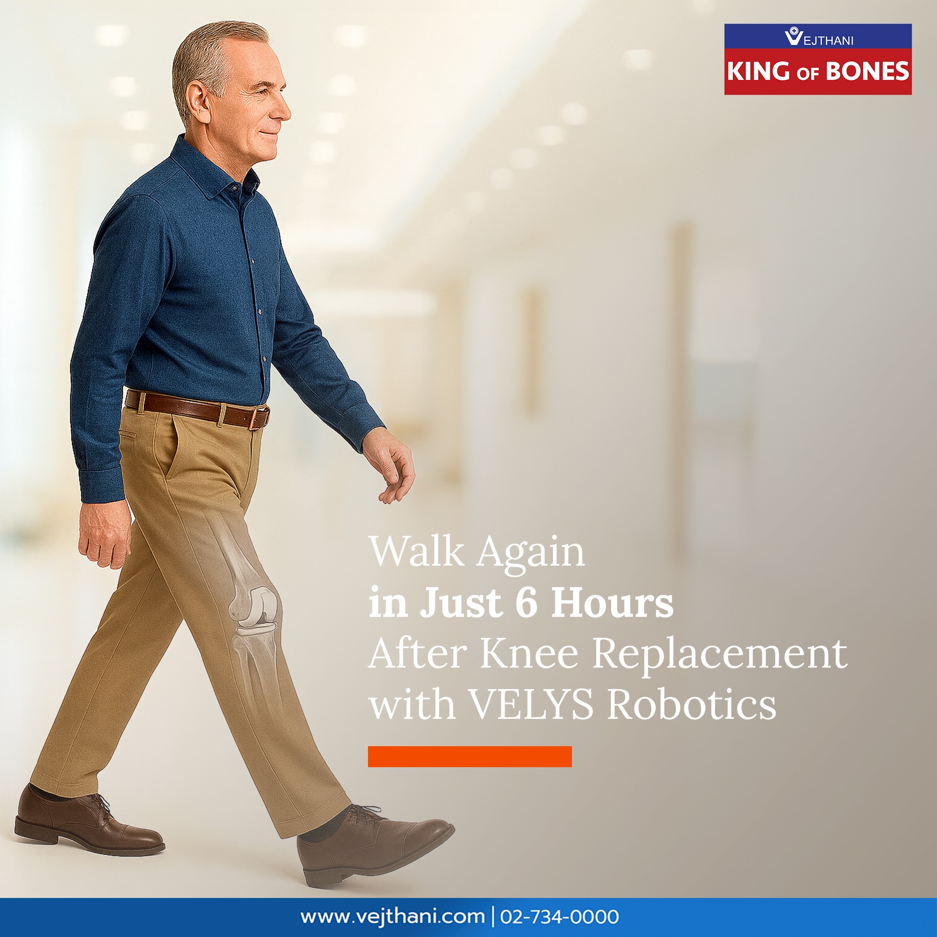 Walk Again after Knee Replacement with VELYS Robotics
